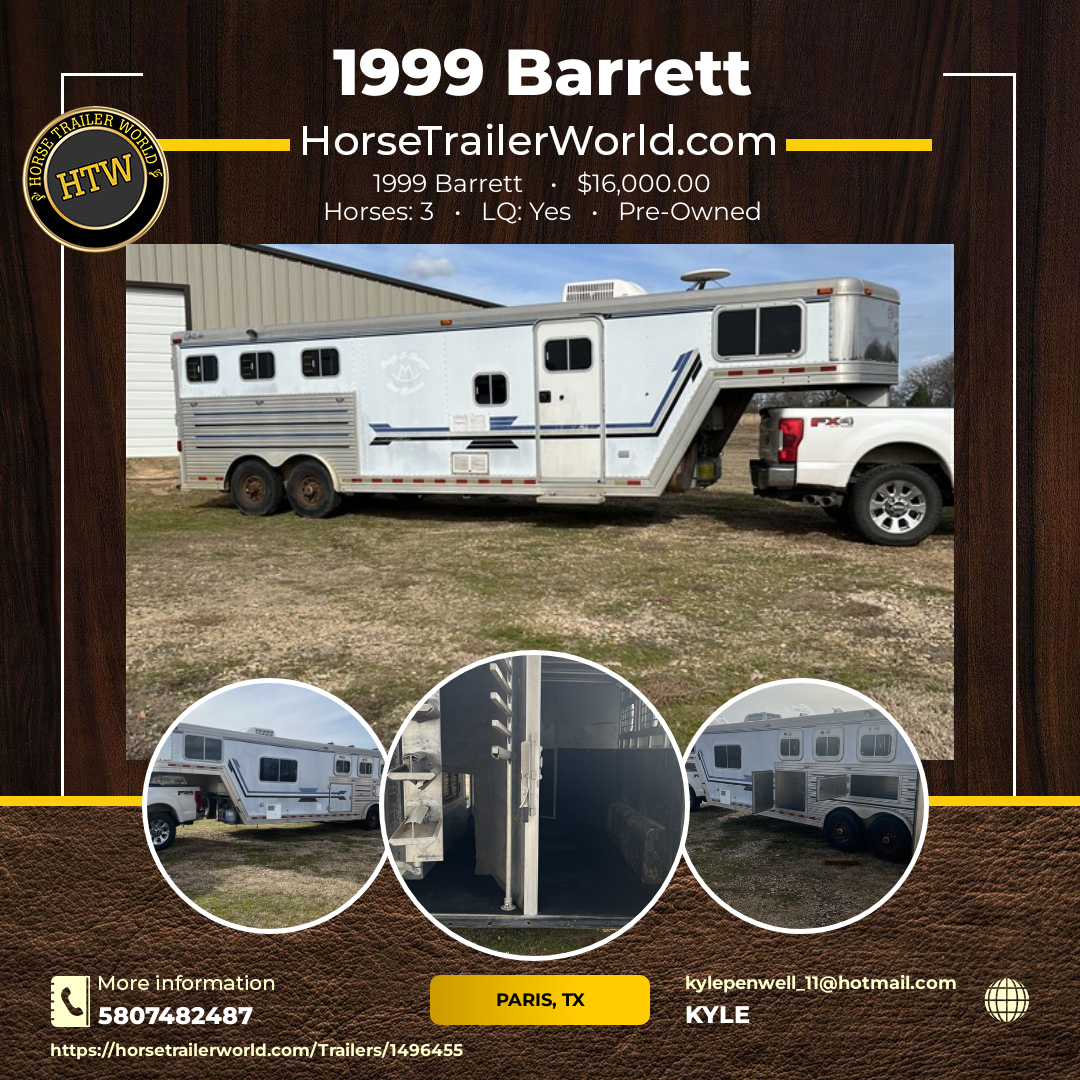 Barrett Trailers for Sale