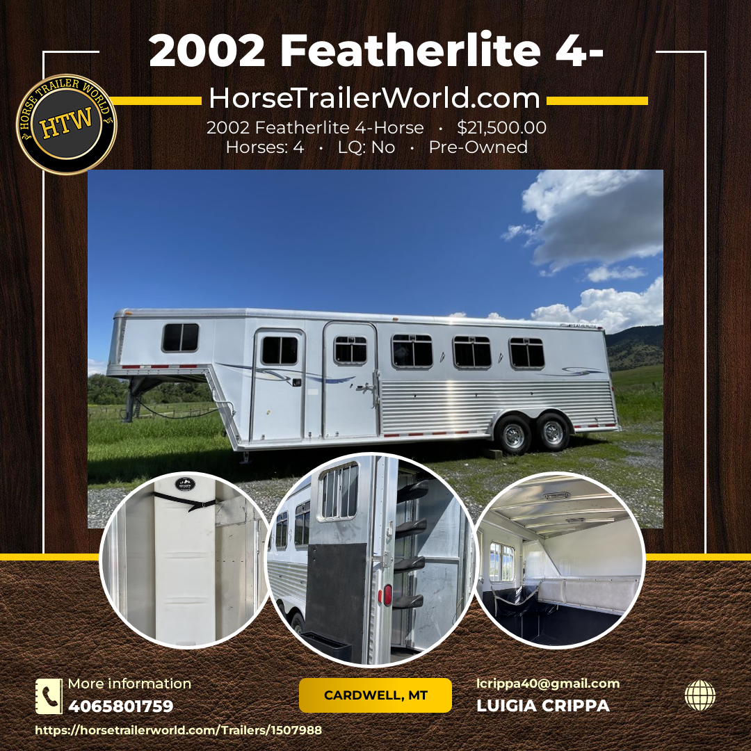 2002 Featherlite 4-Horse