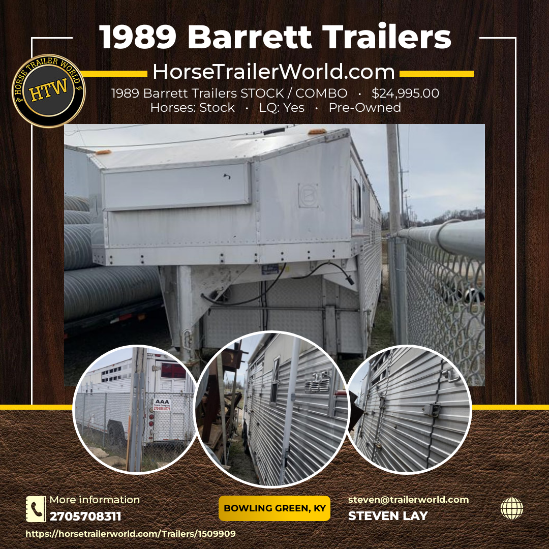 1989 Barrett Trailers STOCK / COMBO