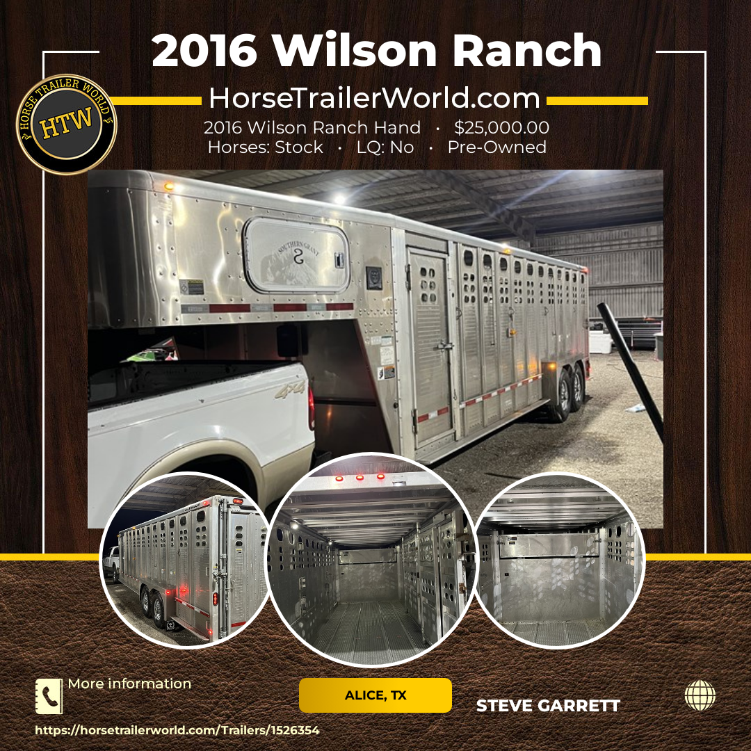 2016 Wilson Ranch hand