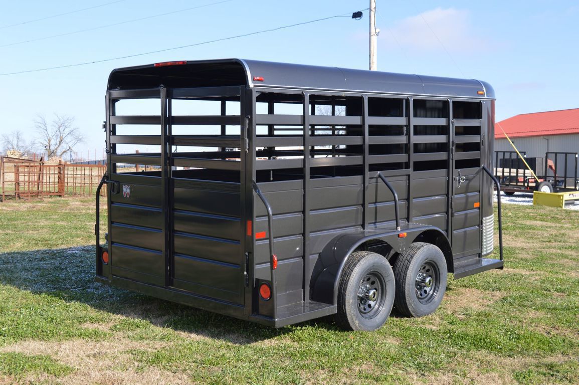 2026 WW ALL AROUND 6'X14'X6'2" BUMPER PULL STOCK TRAILER