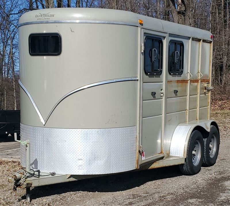 2018 Calico Trailers 2 HORSE STOCK COMBO