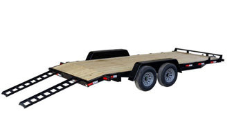 2027 QUALITY 18' WOOD DECK CAR HAULER