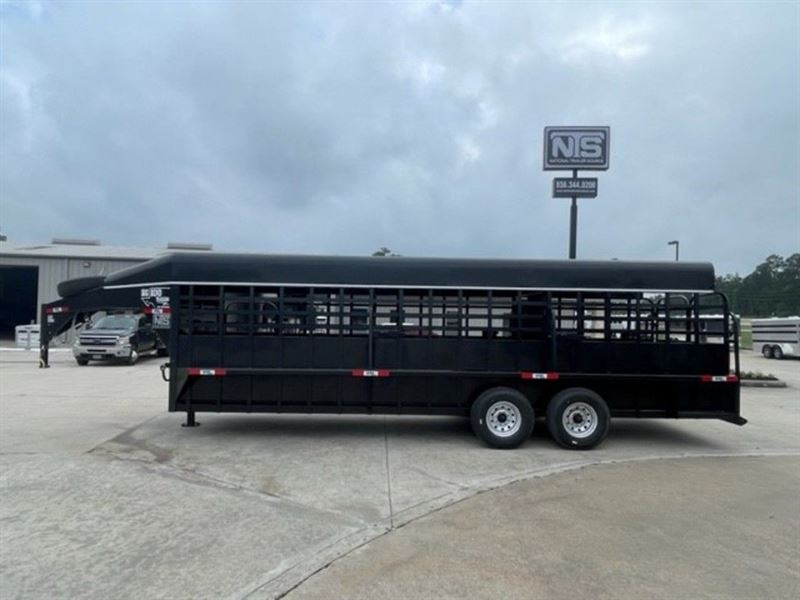 2023 Big Bend Trailers 24' Livestock Gooseneck Trailer