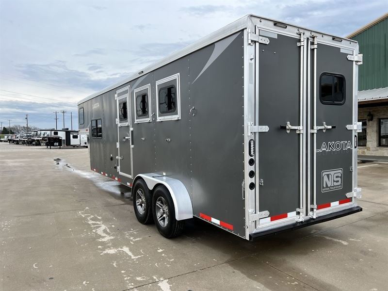 2023 Lakota Trailers Colt 3 Horse Gooseneck Trailer with 9' Living Quar