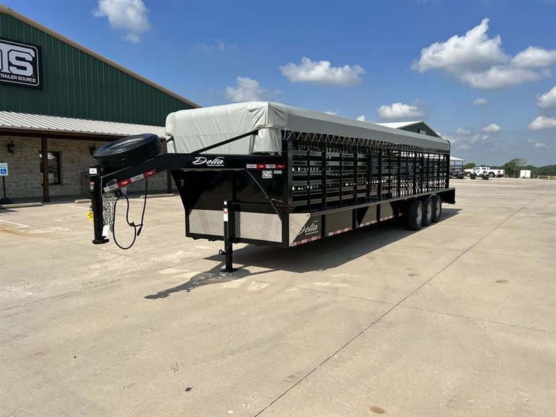 2024 Delta 32' Livestock Gooseneck Trailer