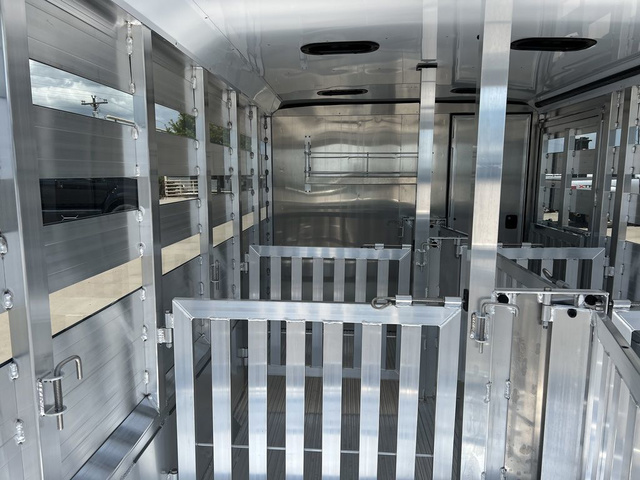 2025 Exiss 6 Pen Bumper Pull Livestock Trailer