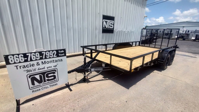2025 NTS 16' Bumper Pull Utility Trailer