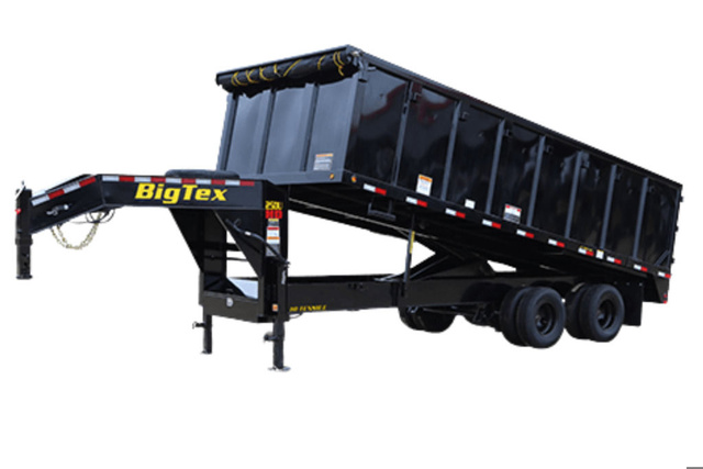 2026 Big Tex 25DU 20' Tandem Dual Gooseneck Dump Trailer