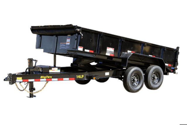 2026 Big Tex 14LP 14' Heavy Duty Low Profile Dump Trailer