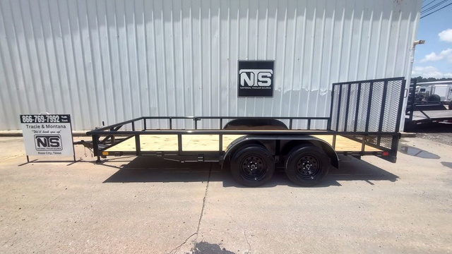 2025 NTS 16' Bumper Pull Utility Trailer