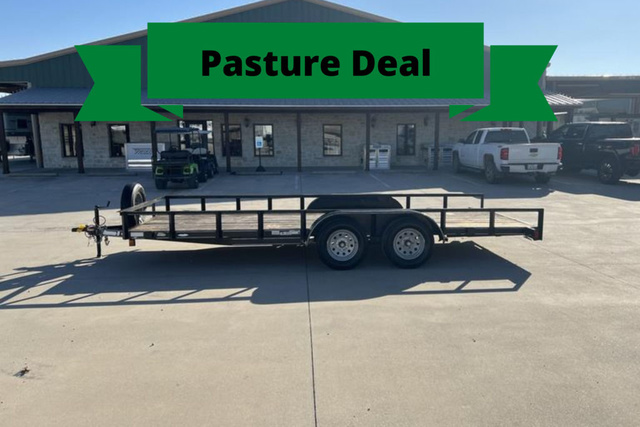 2013 RDCL 18' Bumper Pull Utility Trailer