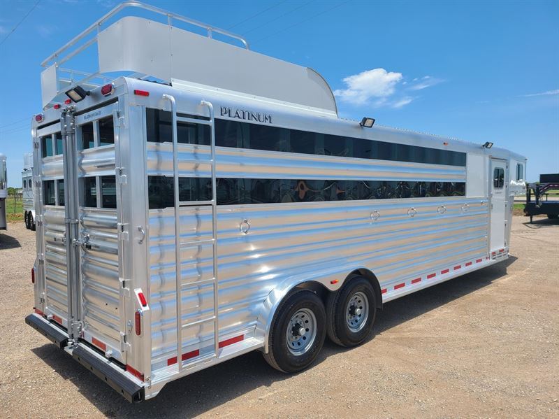 2024 Platinum Coach 6 horse 7'6" wide TRAINER Swing Out Saddle Rack!