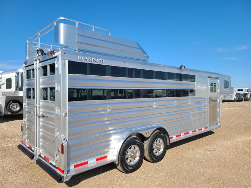 2026 Platinum Coach 22' Stock Combo 7'6" wide..SWING OUT SADDLE RACK!