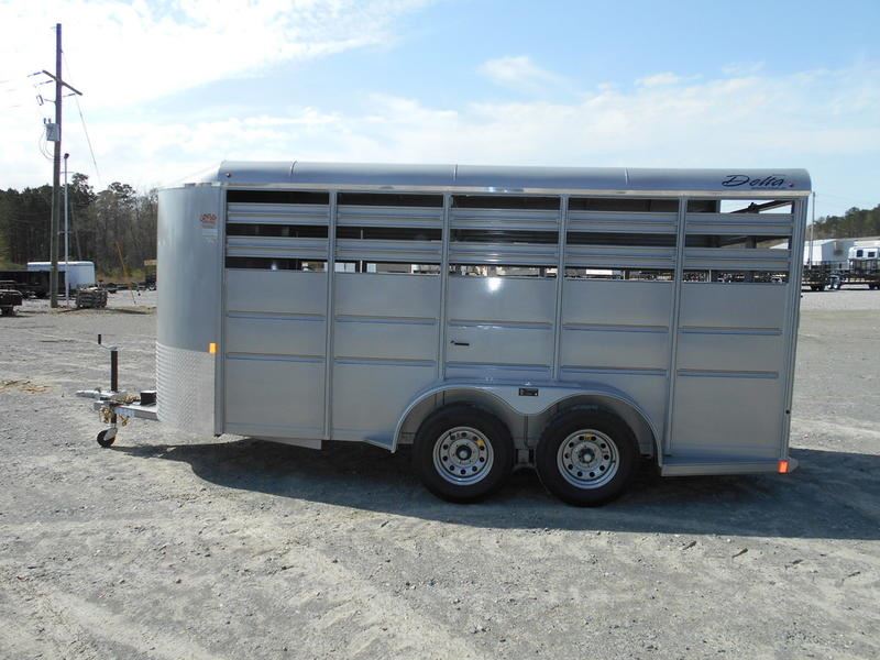 2019 Delta Trailers Economy Livestock (Bumper Pull) 16'