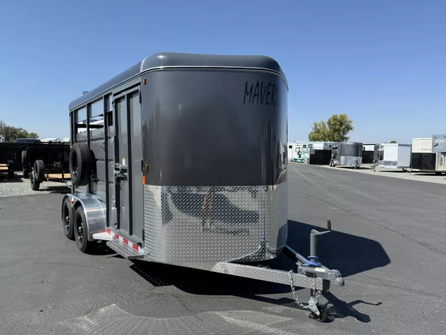 2025 Maverick Trailers 14' BP Stock With Rear Slider Gate