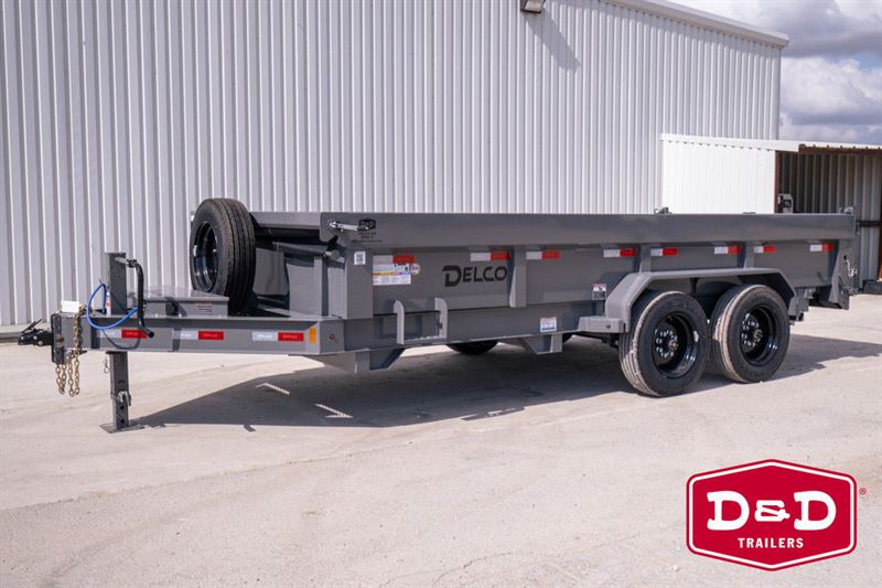 2025 Delco Trailers 16 Ft Dump Trailer