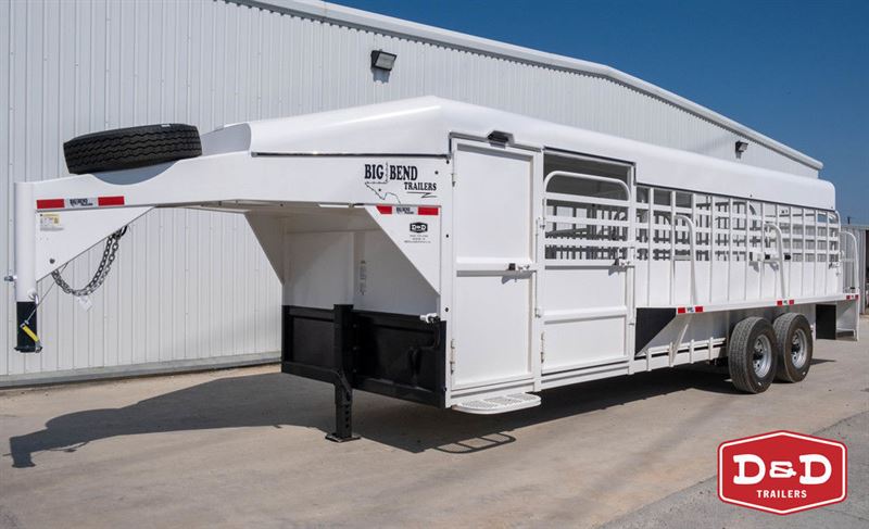 2022 Big Bend Trailers 24 Ft Stock Combo With Smooth Rubber Floor