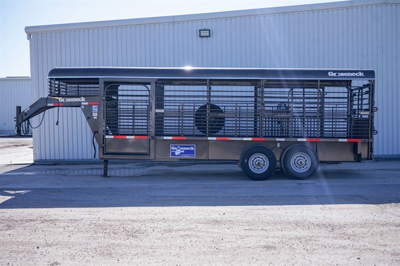2022 Gooseneck 20 Ft Stock Trailer