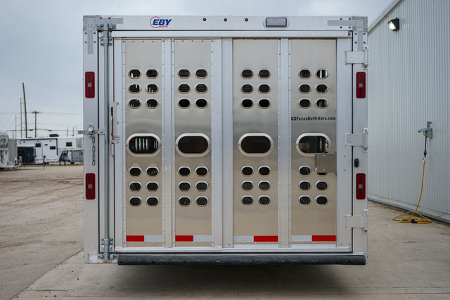 2025 Eby 36 Ft Ruff Neck Punch Side Stock Trailer