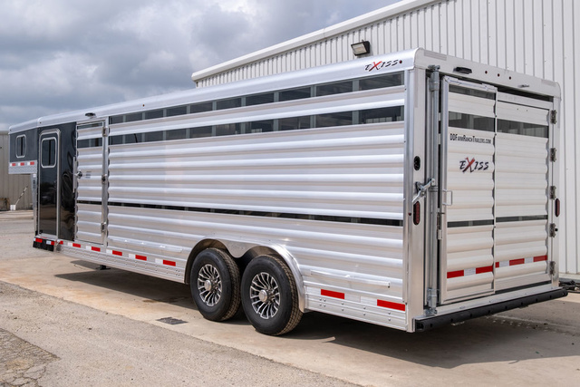 2025 Exiss 25 Ft Show Cattle Trailer