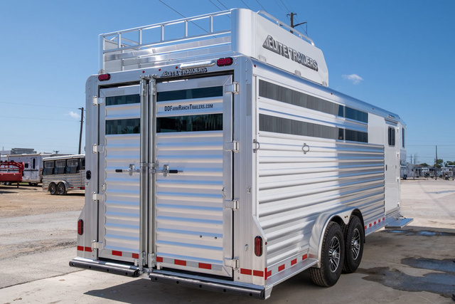 2026 Elite Trailers 4 Horse Stock Combo Trailer