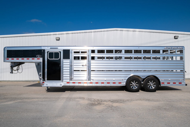 2026 Elite Trailers 25 Ft Show Cattle Stock Combo Trailer