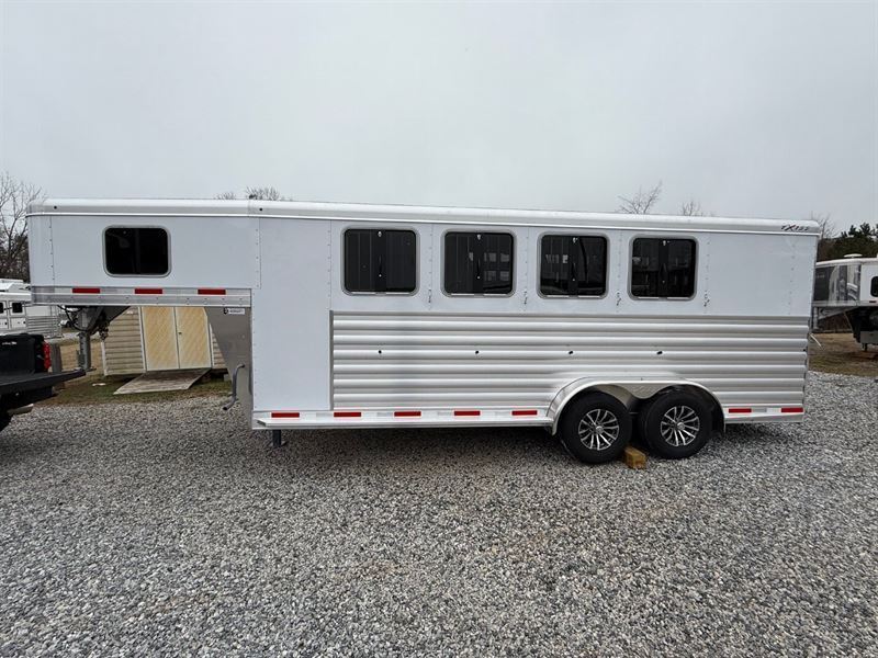 2026 Exiss Trailers Express CXF 4 Horse Slant RampLoad GN