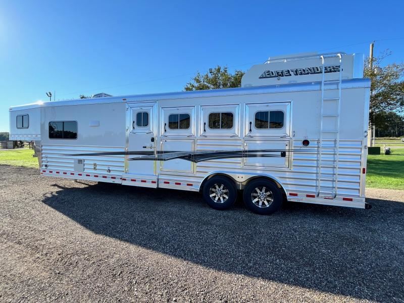 2025 Elite 4 Horse 10'8'' Living Quarter with Generator