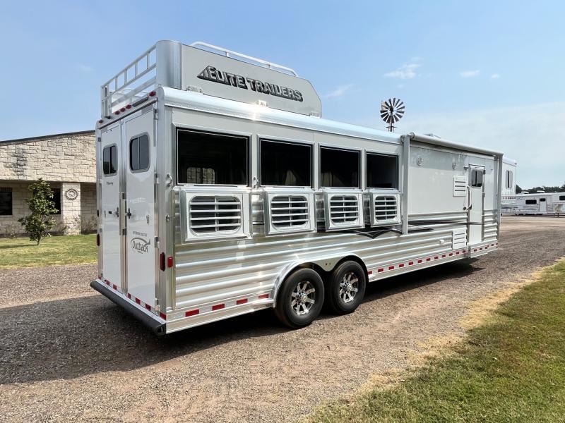 2025 Elite 4 Horse 10'8'' Living Quarter with Generator