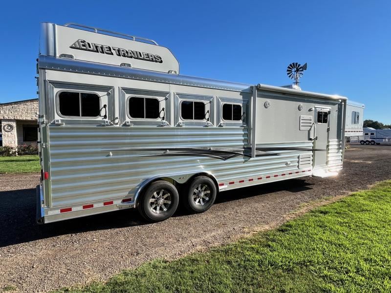 2025 Elite 4 Horse 10'8'' Living Quarter with Generator