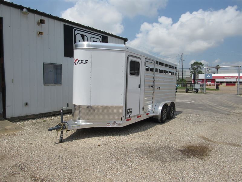 2025 Exiss 16' Livestock Bumper Pull Trailer