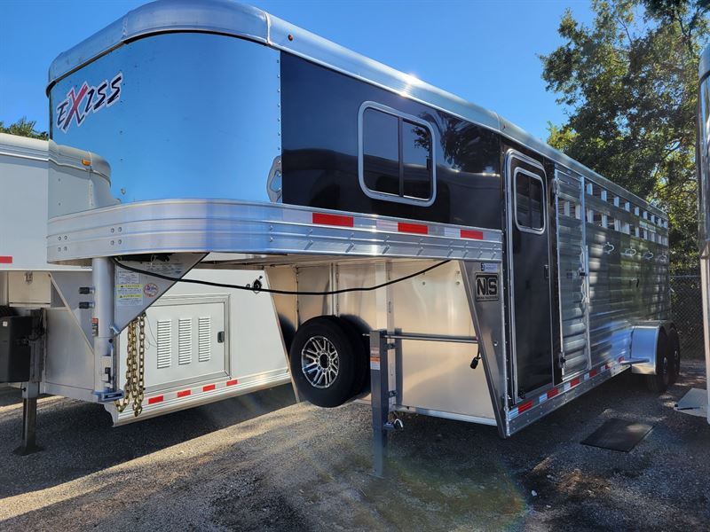 2026 Exiss 24' Livestock Gooseneck Trailer