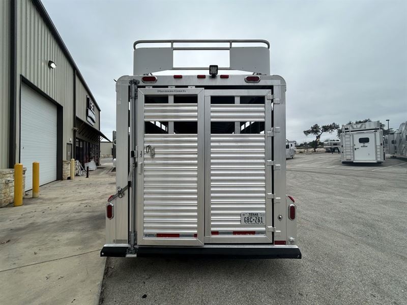 2012 PLATINUM ALUMINUM STOCK TRAILER